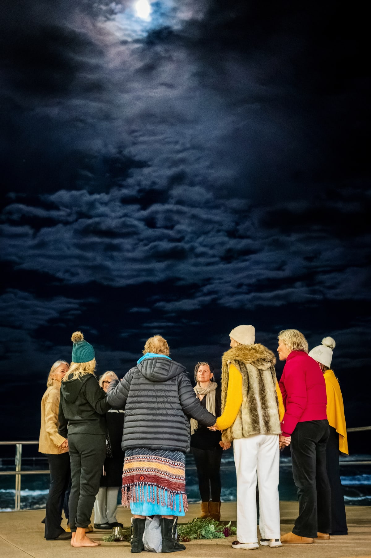 Solstice Swim: Winter Wonder Women gather at Austinmer ocean pool